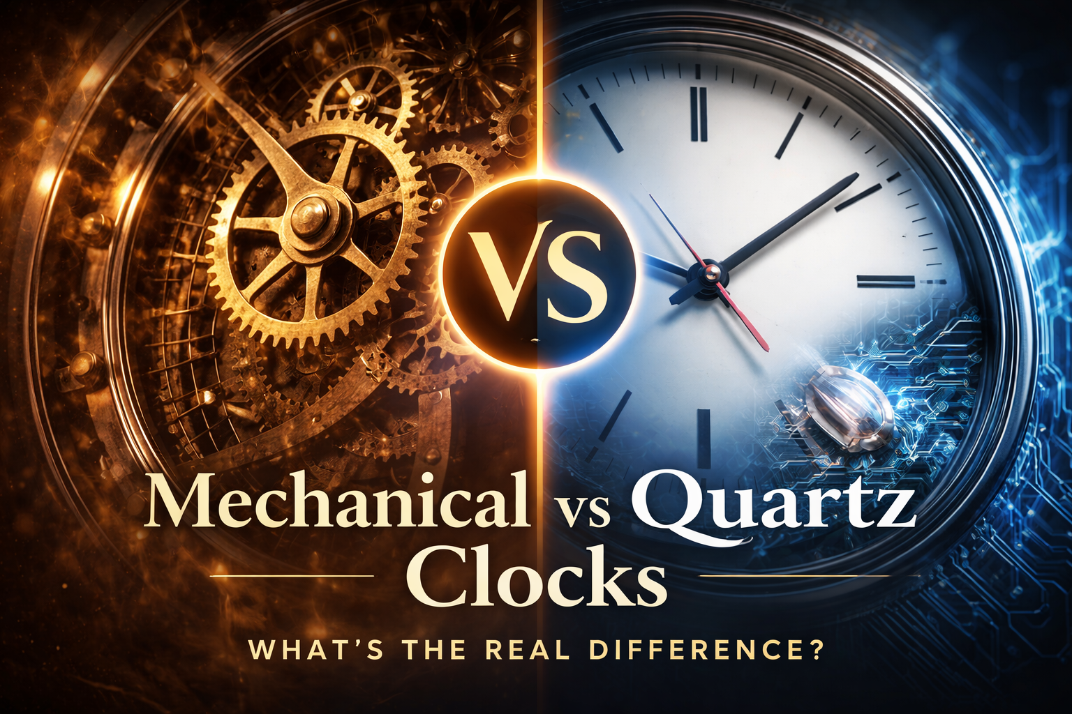 Mechanical vs Quartz Clocks: What’s the Real Difference? – The Gears Clock